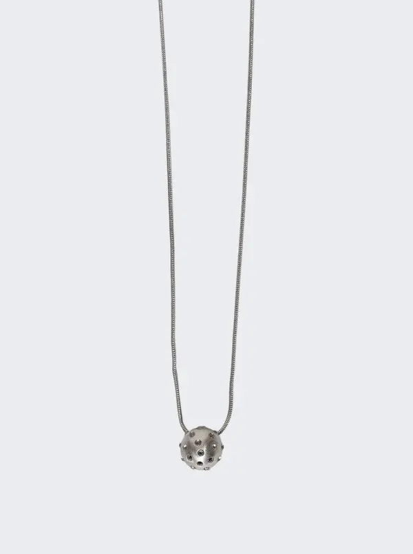 Rick Owens Mini Orb Pendant Necklace