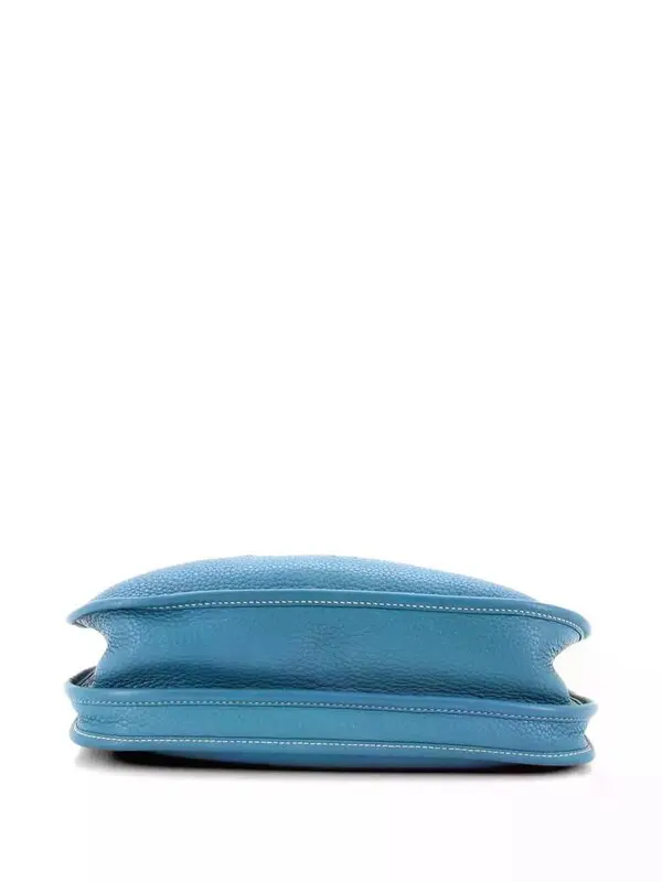 Hermès Evelyne Gen Iii Clemence Pm Crossbody Bag - Blue