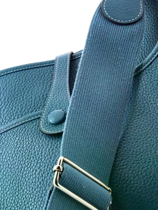 Hermès Evelyne Gen Iii Clemence Pm Crossbody Bag - Blue