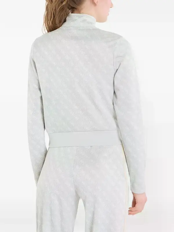 Guess Logo Print Zip-up Track Jacket