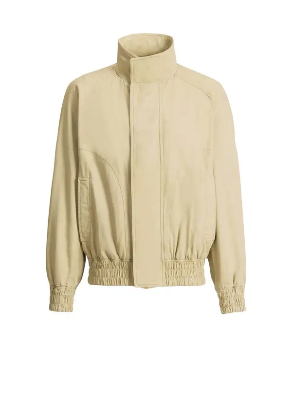 Balmain Cotton Vintage Bomber Jacket - Beige