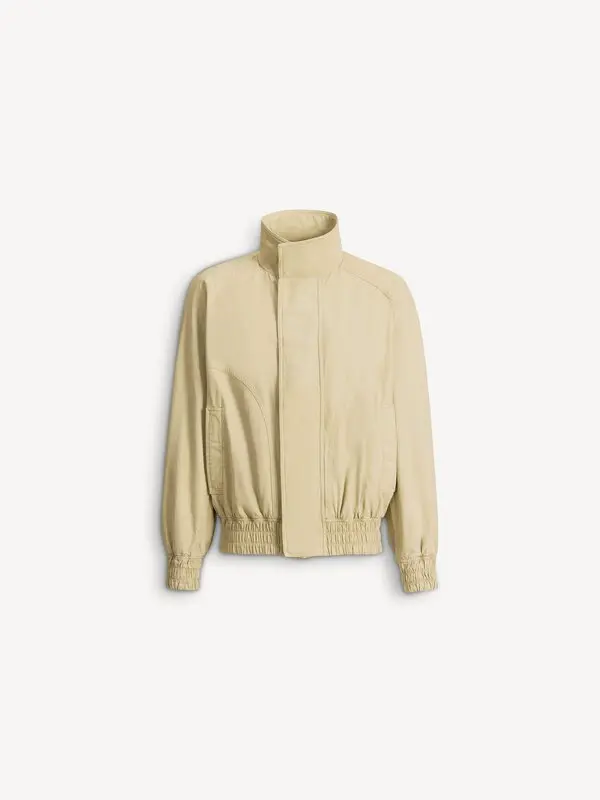 Balmain Cotton Vintage Bomber Jacket - Beige