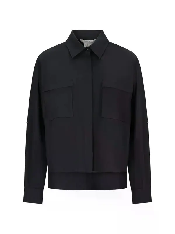Max Mara Flap-pocket Shirt - Black