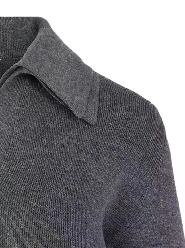 Monse Polo-collar Layered T-shirt - Grey