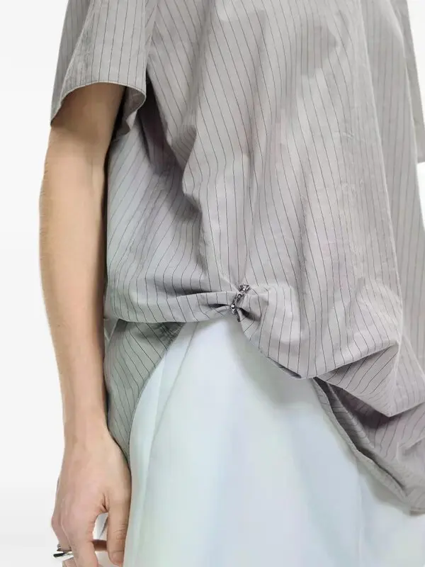 JNBY Pinstripe Blouse - Grey