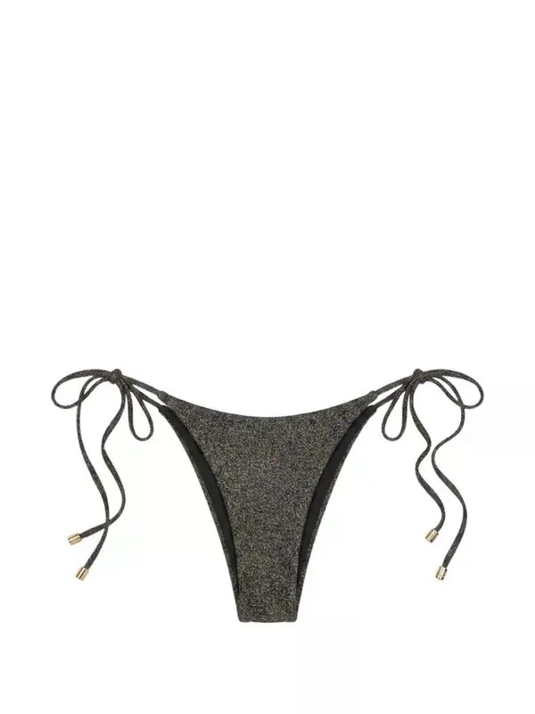 BEACH BUNNY Amelia Tie-fastening Bikini Bottom - Black