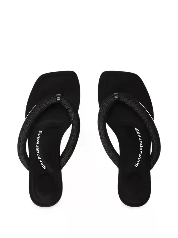 Alexander Wang Jenna Tubular Flat Thong Sandals