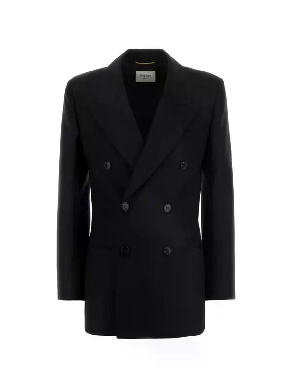 Saint Laurent Double-breasted Wool Blazer