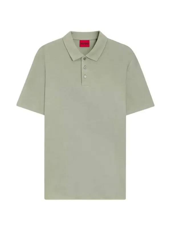 Hugo Buttoned Polo Shirt - Green