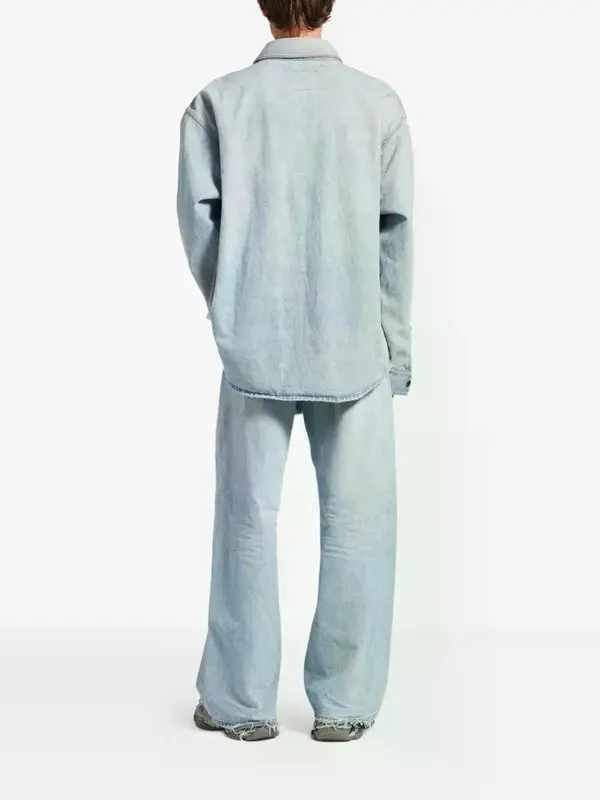Balenciaga Patch-pocket Denim Shirt