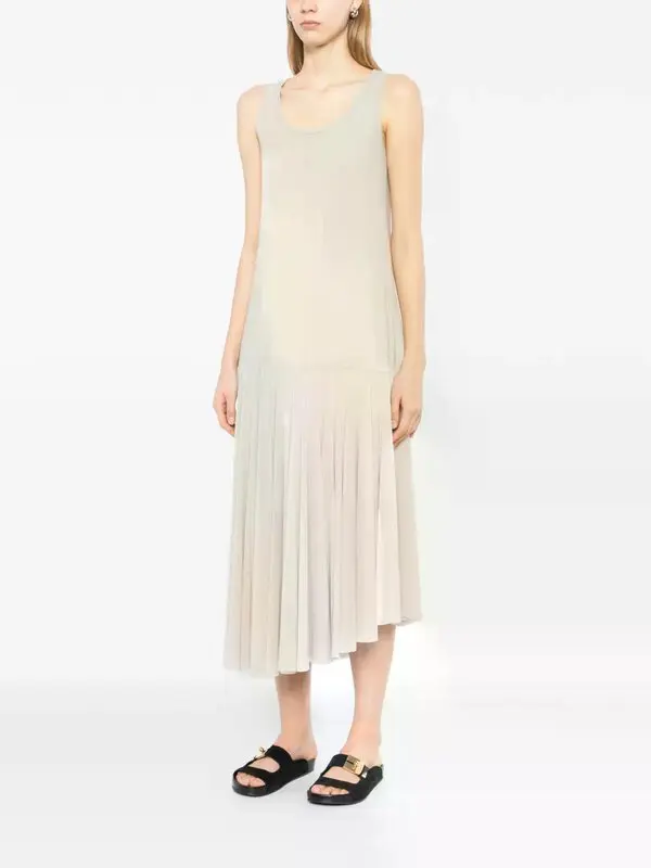 JNBY Asymmetric-hem Dress - Neutrals