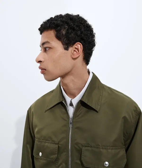 Bottega Veneta Nylon Overshirt - Shrub
