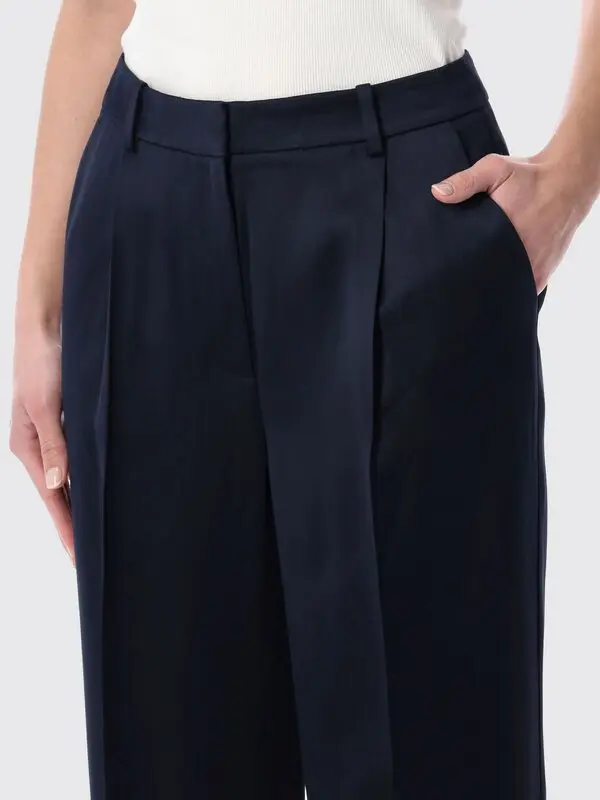 ANINE BING Viscose Wide Leg Trousers