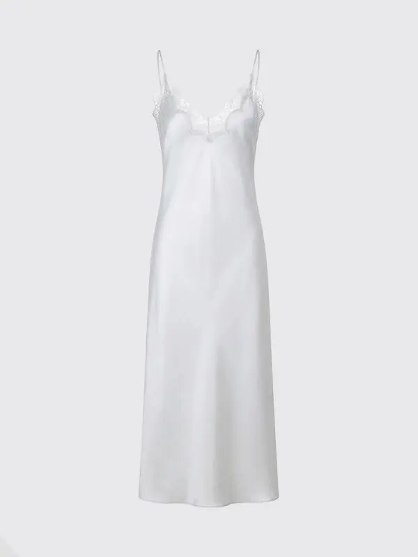 RÓHE Lace Trim Midi Dress