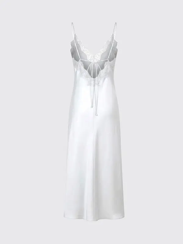 RÓHE Lace Trim Midi Dress