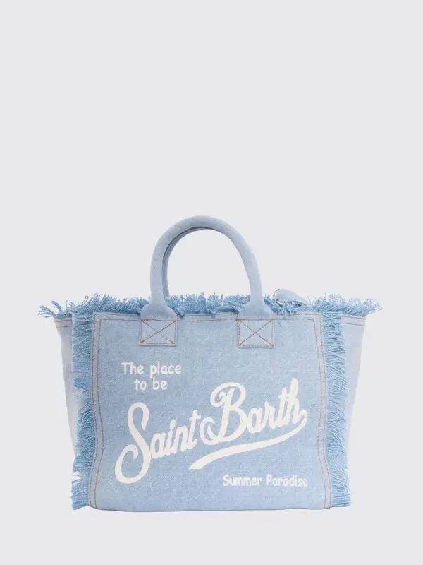 MC2 SAINT BARTH Printed Canvas Tote Bag - Blue 2