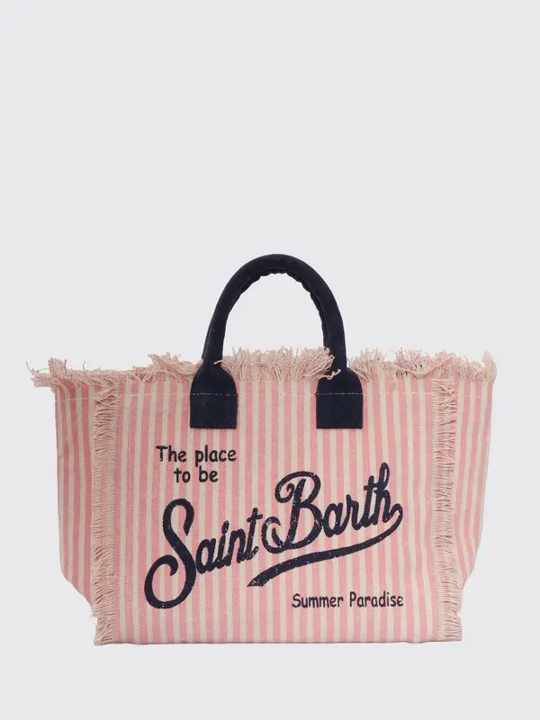 MC2 SAINT BARTH Printed Canvas Tote Bag - Nude