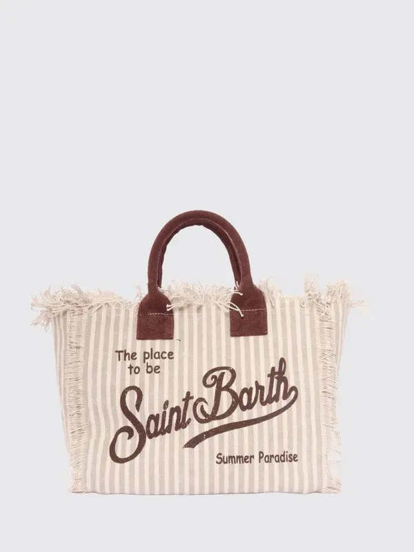 MC2 SAINT BARTH Printed Canvas Tote Bag - Striped