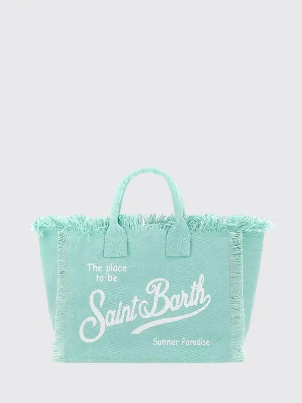 MC2 SAINT BARTH Printed Canvas Tote Bag - Water