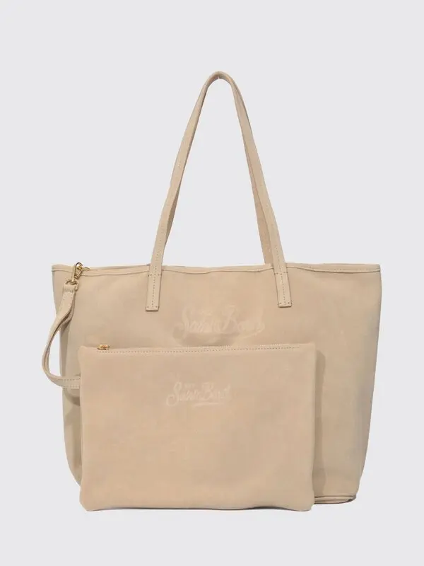 MC2 SAINT BARTH City Suede Shoulder Bag - Beige