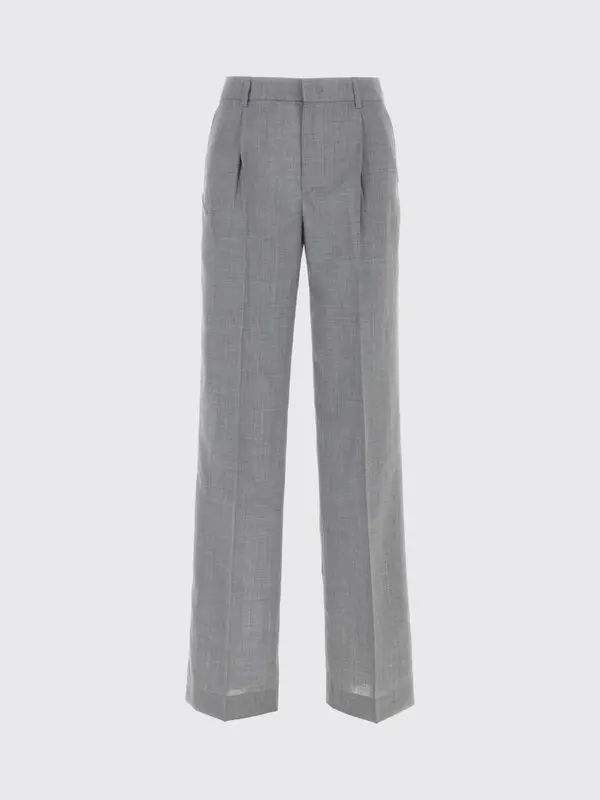 PT TORINO Tailored Wide Leg Trousers - Grey
