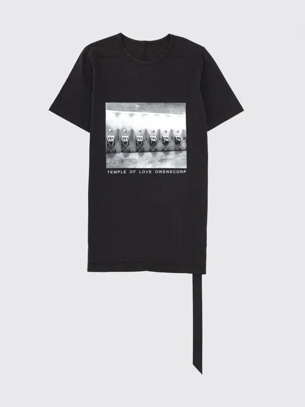 Rick Owens Printed Cotton T-shirt