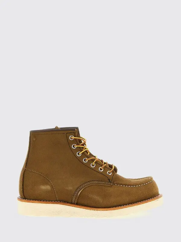 Red Wing Suede Moc Toe Chukka Boots - Green