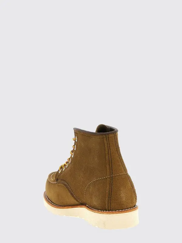 Red Wing Suede Moc Toe Chukka Boots - Green