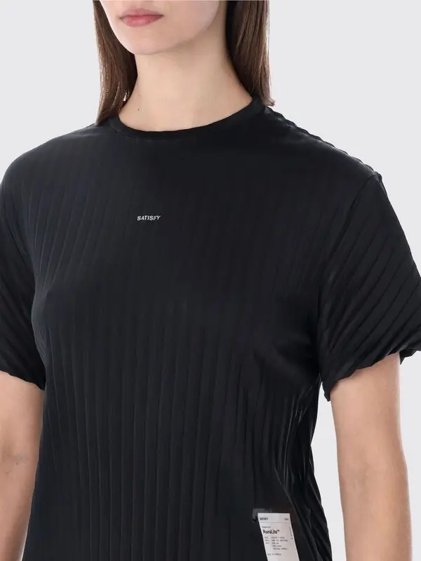 Satisfy Slim Fit Recycled Polyester T-shirt With Contrast Logo