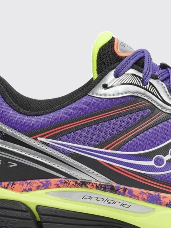 Saucony Progrid Guide Technical Fabric And Rubber Sneakers - Violet