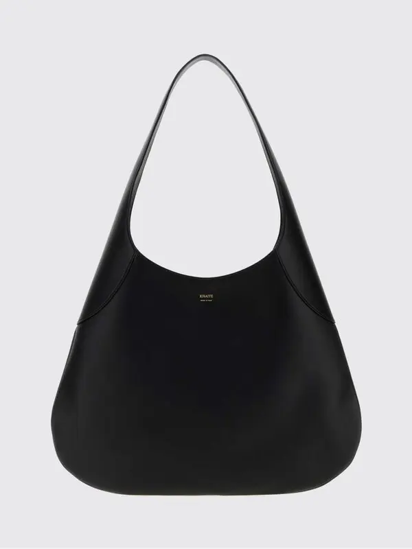 Khaite Leather Shoulder Bag - Black