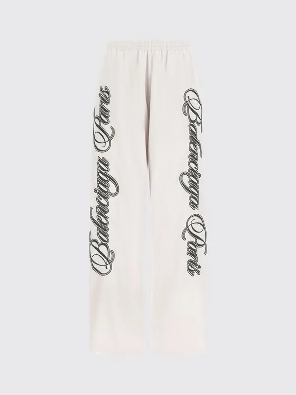 Balenciaga Wide Leg Logo Trousers