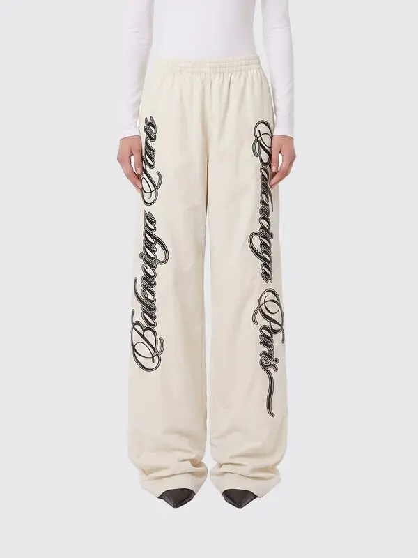 Balenciaga Jersey Jogging Pants With Logo