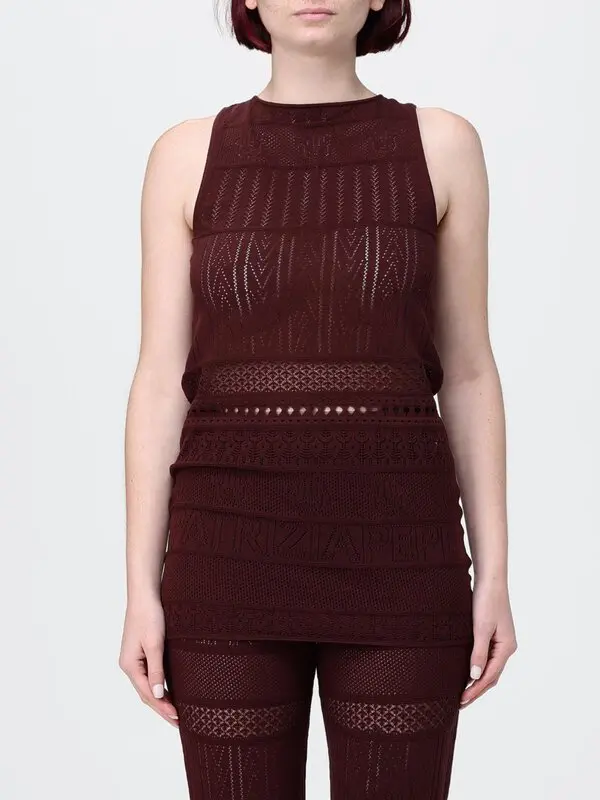 Patrizia Pepe Knit Top - Brown