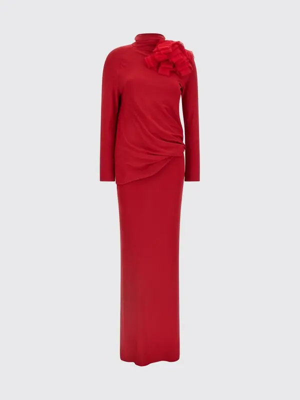 Magda Butrym Silk Blend Long Dress