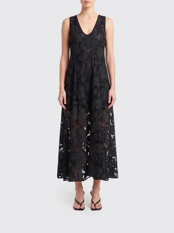 MEIMEIJ Lace Midi Dress