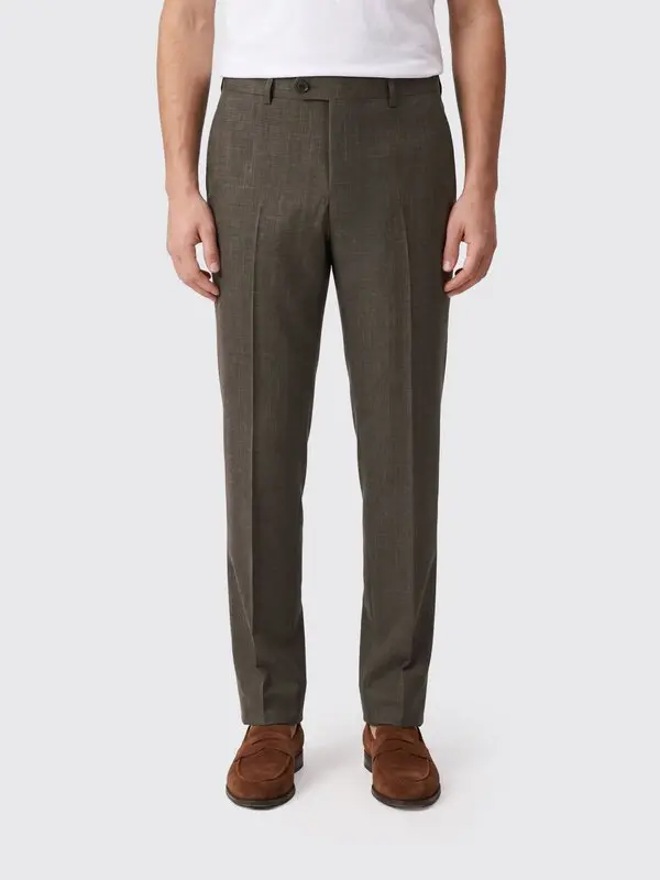 Hugo Tailored Wool And Silk Trousers