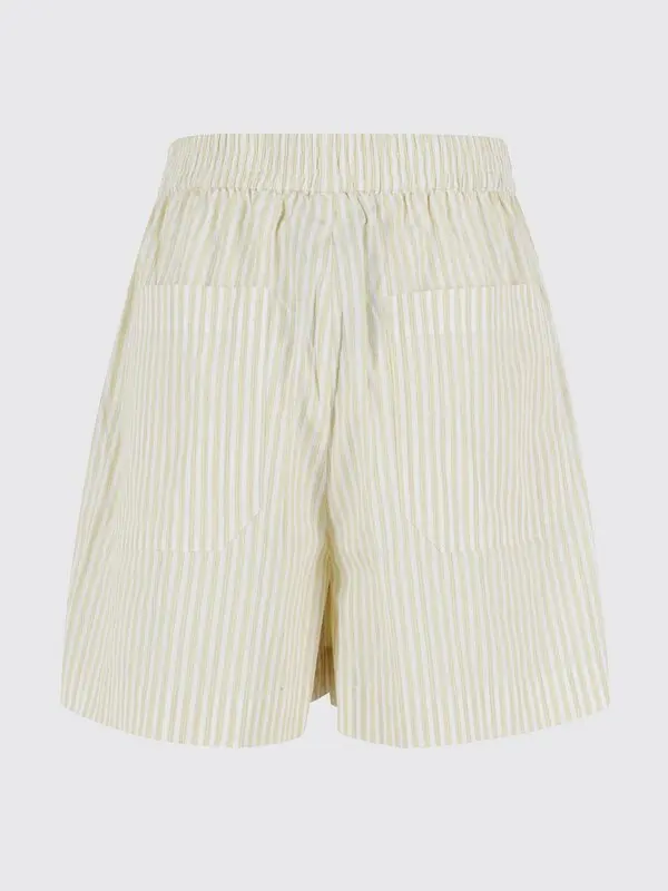 HERSKIND Striped Elasticated Waist Shorts - Yellow