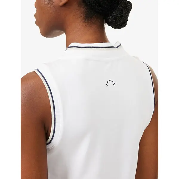 Varley Inga Performance Stretch-jersey Top - White
