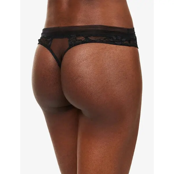 Calvin Klein Floral Stretch-lace Thong