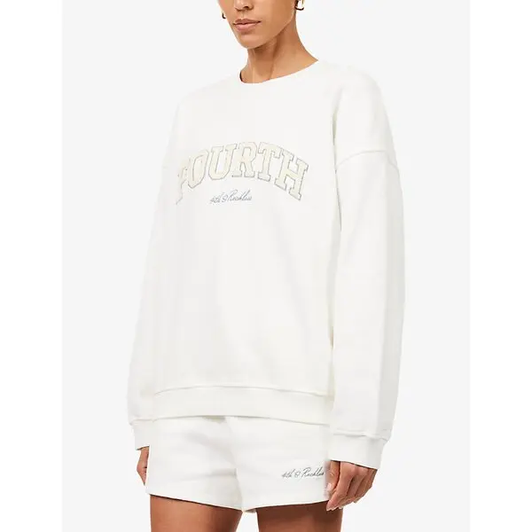4TH & RECKLESS Relaxed Cotton-jersey Sweatshirt