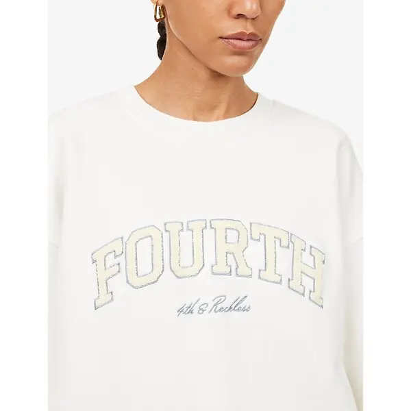 4TH & RECKLESS Relaxed Cotton-jersey Sweatshirt