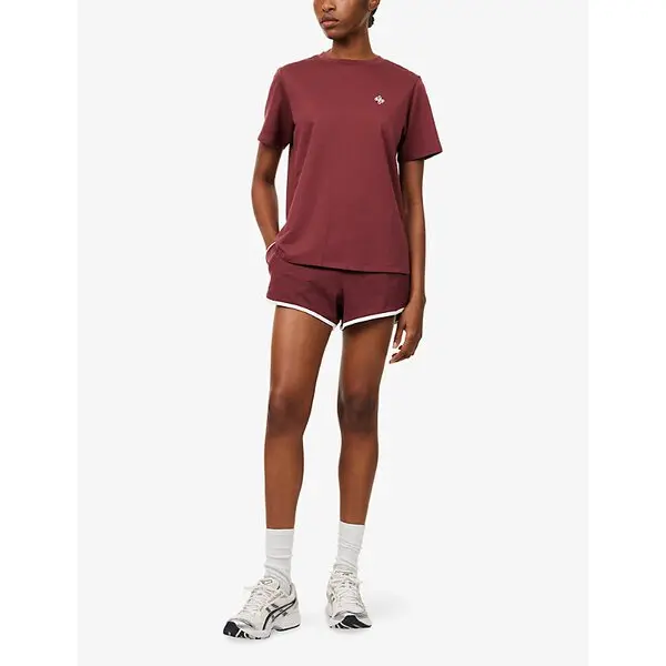 Varley Stevie Embroidered-logo Jersey T-shirt
