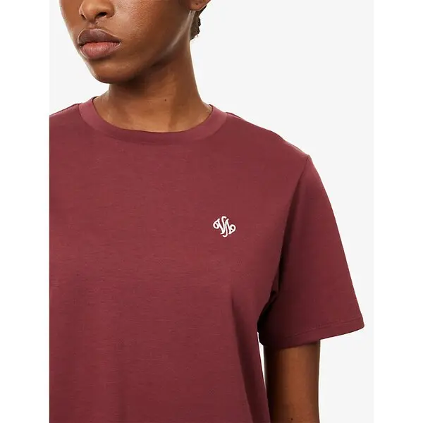 Varley Stevie Embroidered-logo Jersey T-shirt