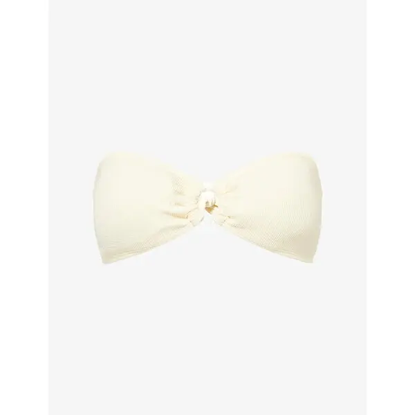 4TH & RECKLESS Bandeau Bikini Top - Lemon