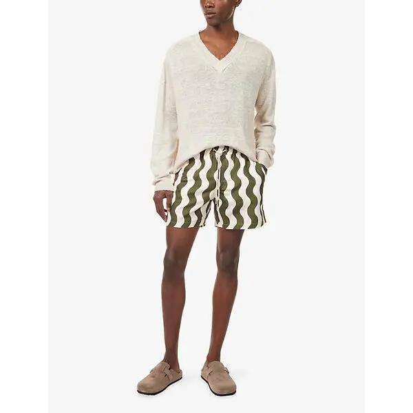 Oas Printed Swim Shorts - Forest