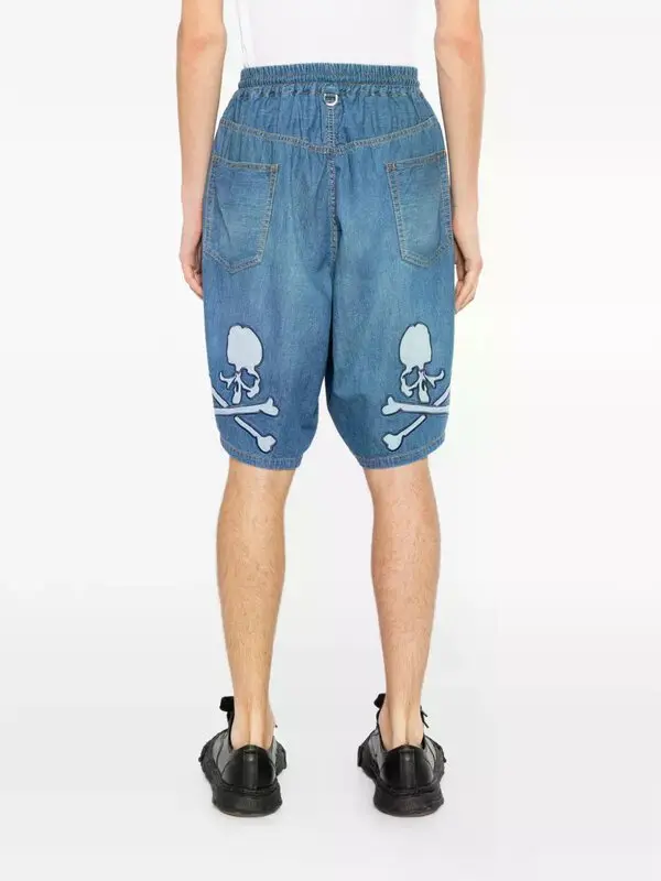 MASTERMIND WORLD Skull-patched Drawstring Shorts