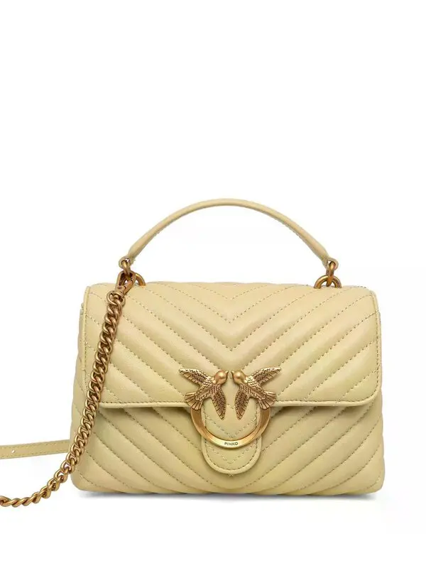 Pinko Love Lady Puff Tote Bag - Yellow