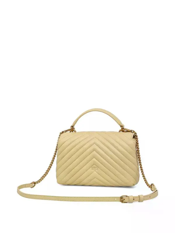 Pinko Love Lady Puff Tote Bag - Yellow