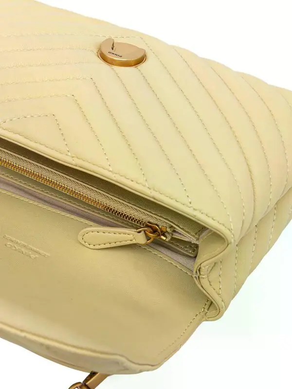 Pinko Love Lady Puff Tote Bag - Yellow